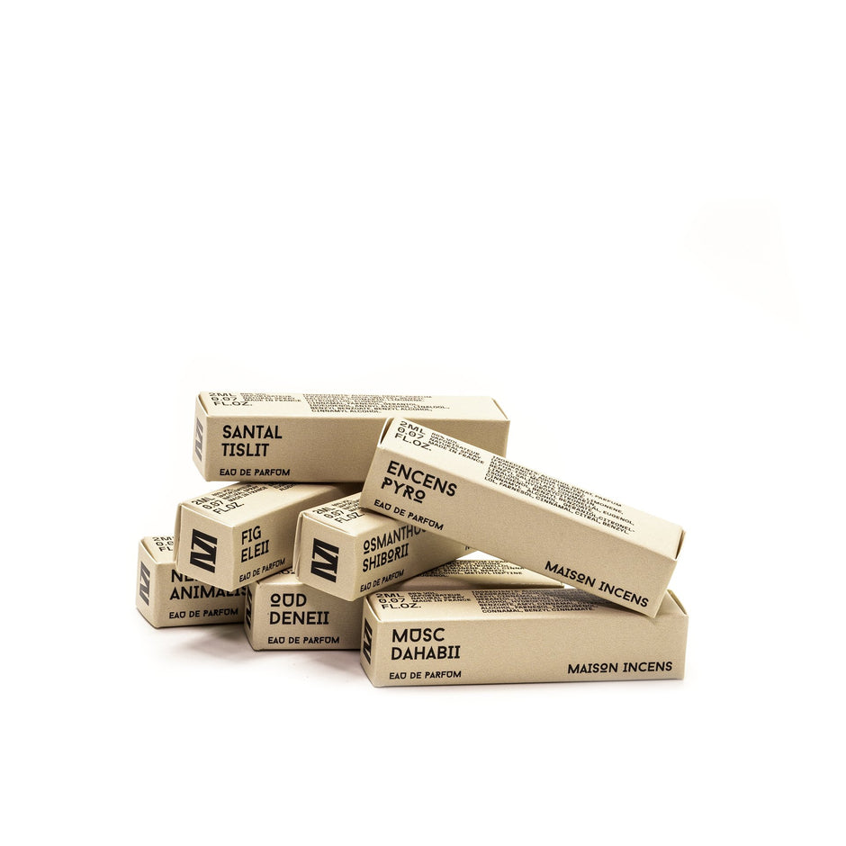 SAMPLE SET THE PERFUMER'S CHOICE - Maison Incens